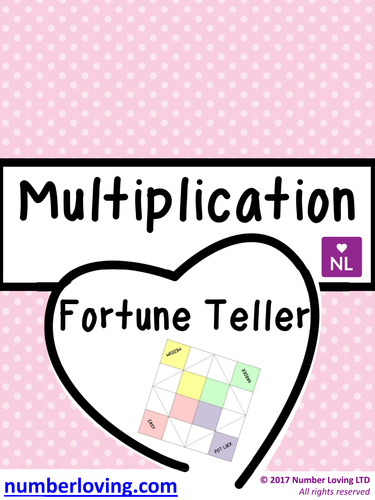 Long Multiplication Fortune Teller | Teaching Resources