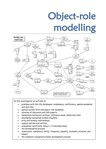 Object-role modelling | Teaching Resources Object-role modelling | Teaching Resources