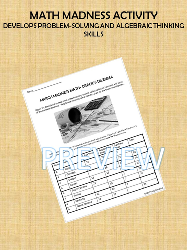 NCAA Tournament: No-Prep March Madness Reading and Math Activities ...