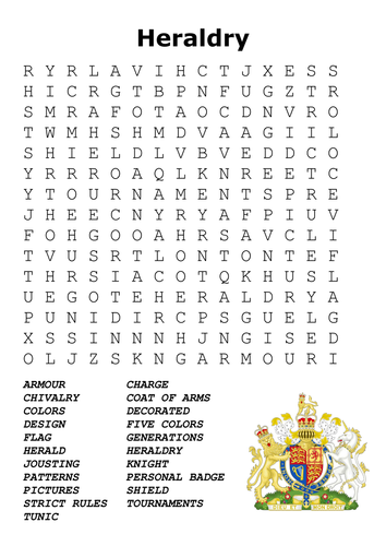 Knights and Castles Word Search Pack | Teaching Resources