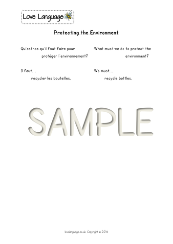 French Environment MEGA BUNDLE! | Teaching Resources