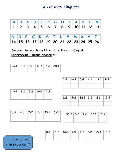 UPDATED 2023 !! Easter Activities in French - KS2 & early KS3 ...