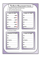 German verb worksheets | Teaching Resources