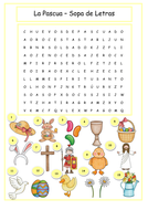 La Pascua Word Search - Spanish Easter Wordsearch | Teaching Resources