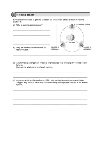 Atomic Structure - 4.8 Uses of Radiation in Medicine Lesson - GCSE AQA ...