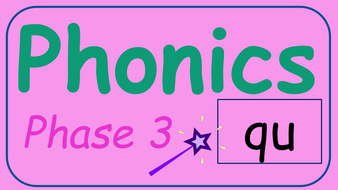 Phase 3 phonics - The 'qu' sound by blossomingminds | Teaching Resources