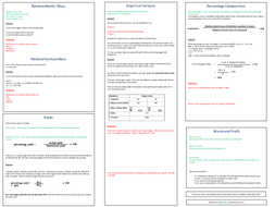 Quantitative Chemistry (C2 Topic 6) | Teaching Resources