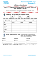 Suffixes - ise, ify, ate | Teaching Resources