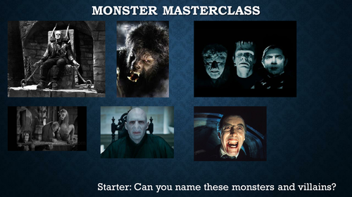 Creative Writing - Monster Masterclass | Teaching Resources