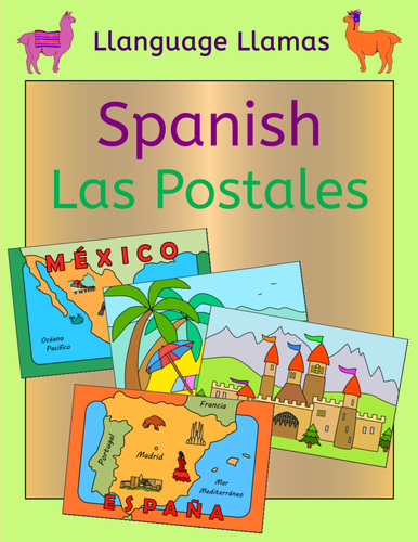 Spanish Summer Holiday - write a postcard - tarjetas postales ...