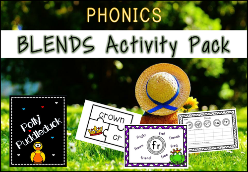 Phonics Blends Activity Pack | Teaching Resources