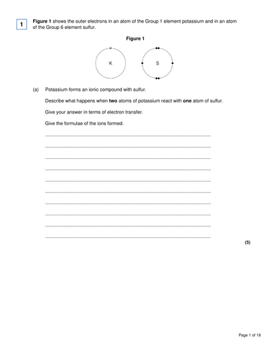 Aqa Gcse Chemistry 9 1 2016 Unit 2 Bonding Structure And Properties
