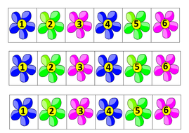Flowers Missing Numbers | Teaching Resources