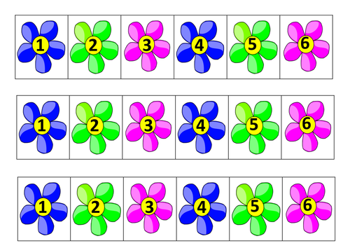 Flowers Missing Numbers | Teaching Resources