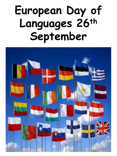 European Day of Languages PPT | Teaching Resources