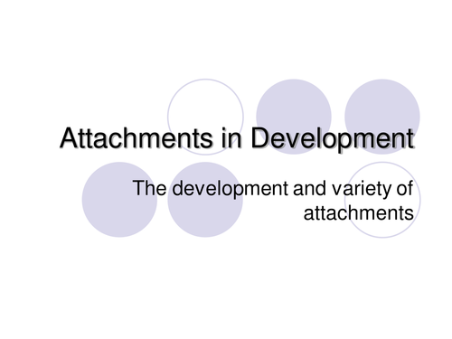 The Development and Variety of Attachments | Teaching Resources