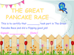 The Great Pancake Day Quiz + The Great Pancake Race | Teaching Resources