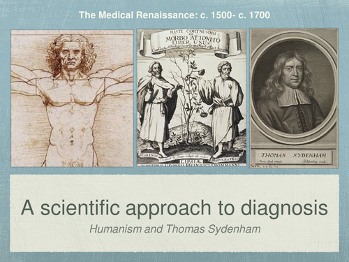 Edexcel GCSE History of Medicine. Renaissance, a scientific approach to ...