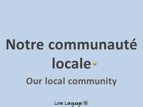 French Local Community - describing where you live mega bundle ...