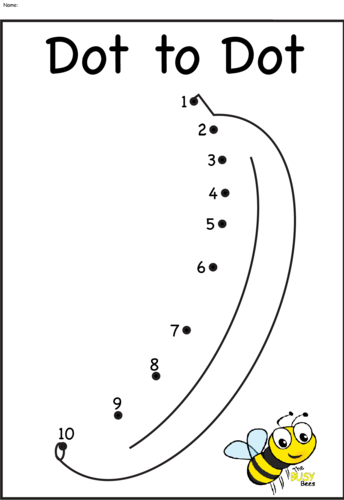 Pre school/Nursery dot to dot, attach the lines. | Teaching Resources