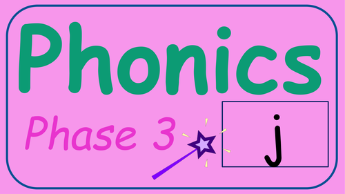 Phonics phase 3 - The 'j' sound | Teaching Resources