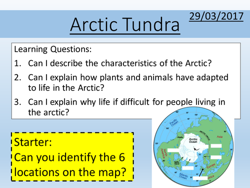 Lesson Four- Artic Tundra | Teaching Resources