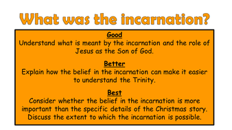 AQA A Christianity Beliefs and Teachings Lesson 4 - The Incarnation | Teaching Resources