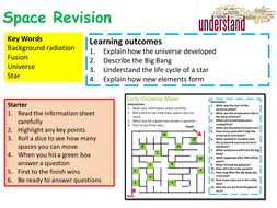 New GCSE Physics Space & the Universe Revision Lesson | Teaching Resources
