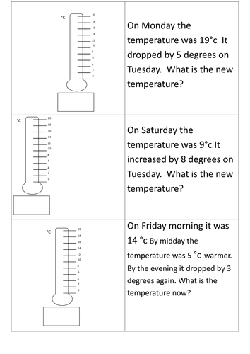 Year 2 Reading temperature and measures | Teaching Resources