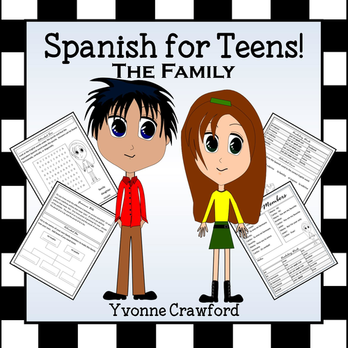 Spanish Family Words - La familia en Español | Teaching Resources
