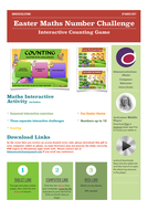 Easter Maths Number Challenge Interactive Games. | Teaching Resources