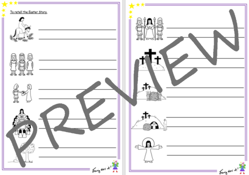 Easter Story Writing Sheets | Teaching Resources