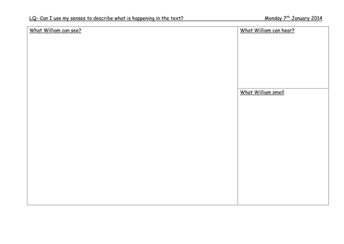 English unit of work: The Great Fire of London (Year 1/2) 3 weeks diary ...