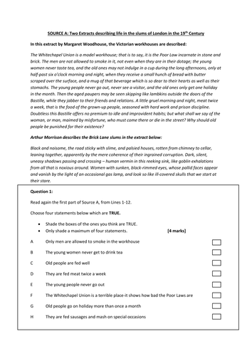 AQA English Language Paper 2 Questions 1-4 | Teaching Resources