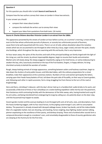 AQA English Language Paper 2 Questions 1-4 | Teaching Resources