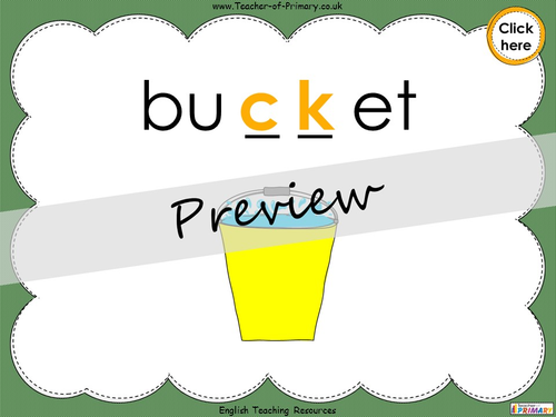 The 'ck' Sound - EYFS | Teaching Resources