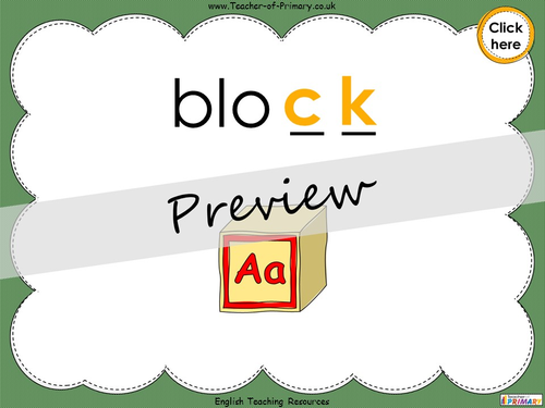 The 'ck' Sound - EYFS | Teaching Resources