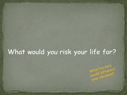 Why did James Lovegrove go to war? WW1 Recruitment lesson | Teaching ...