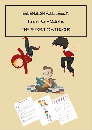 SL English Full Lesson : The Present Continuous LEVEL: Elementary ...