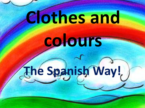 La Ropa - Describing clothes in Spanish | Teaching Resources