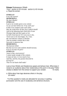 Eduqas GCSE 9-1 Othello-13 extracts with questions | Teaching Resources