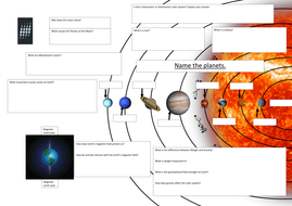 Space KS3 revision sheet | Teaching Resources