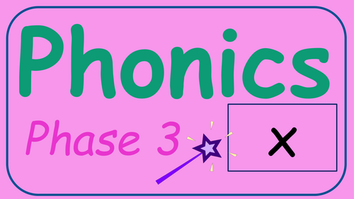 Phonics phase 3 - The 'x' sound | Teaching Resources