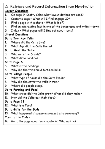 Historical settings - Reading week | Teaching Resources