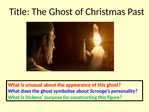 A Christmas Carol: Grade 9 lesson and essays on ghosts | Teaching Resources