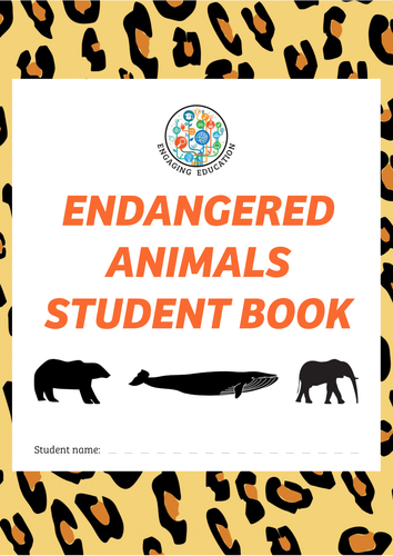 Endangered Animals Student Research Booklet | Teaching Resources