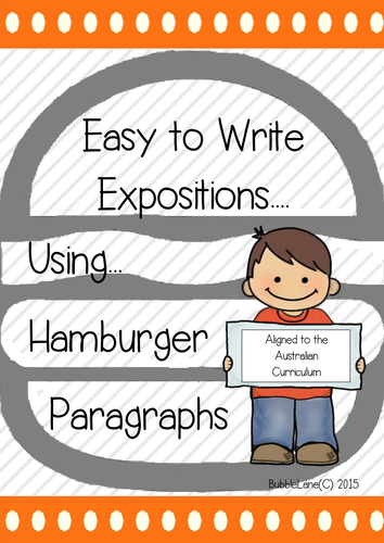 Exposition Hamburger Paragraphing - Give your opinion of a children's ...
