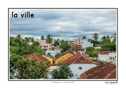 French Living Things - Animals and their habitats flashcards | Teaching ...