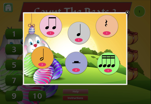 Music Easter Rhythm Challenges - Interactive Games | Teaching Resources