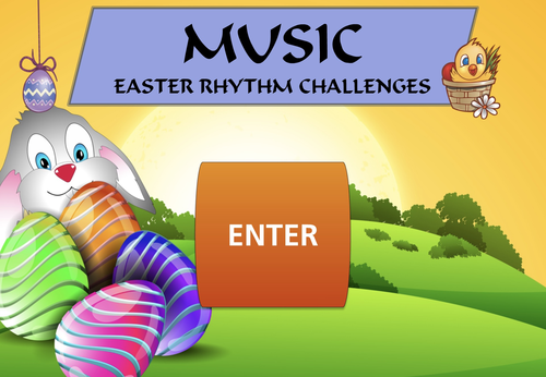 Music Easter Rhythm Challenges - Interactive Games | Teaching Resources